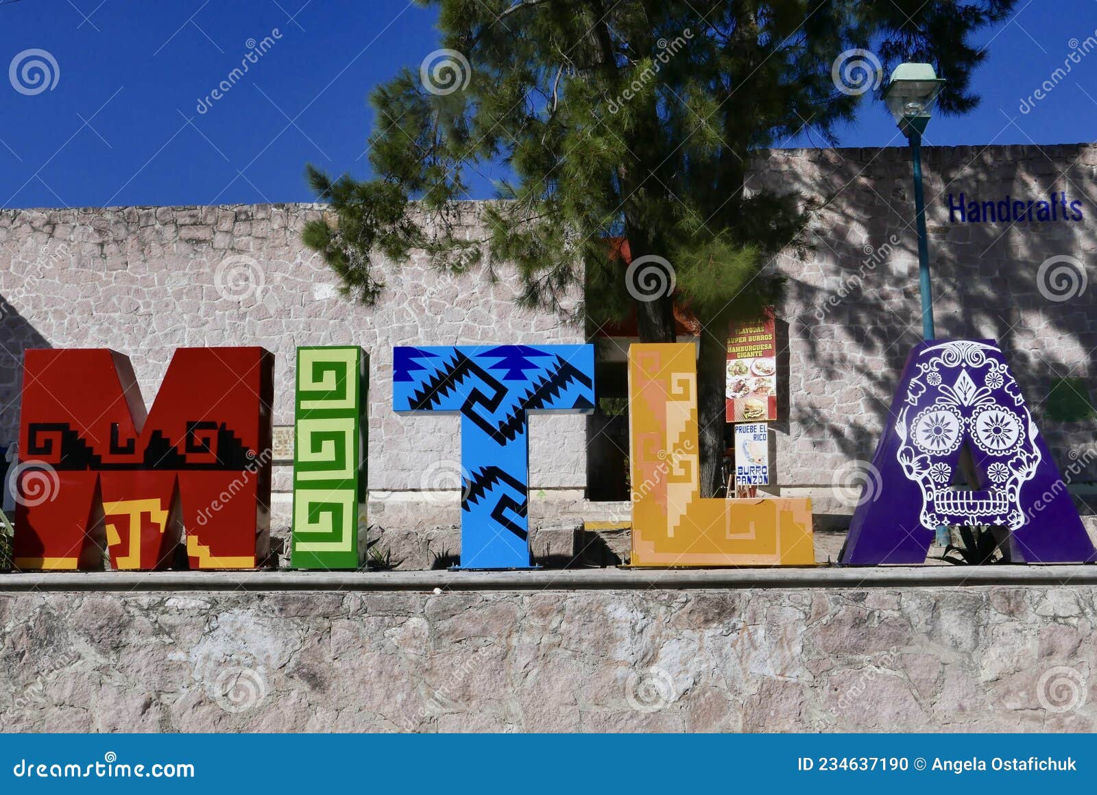 Mitla Mexicodecember 18 2018 : Mitla-Dekorzeichen Redaktionelles Bild ...