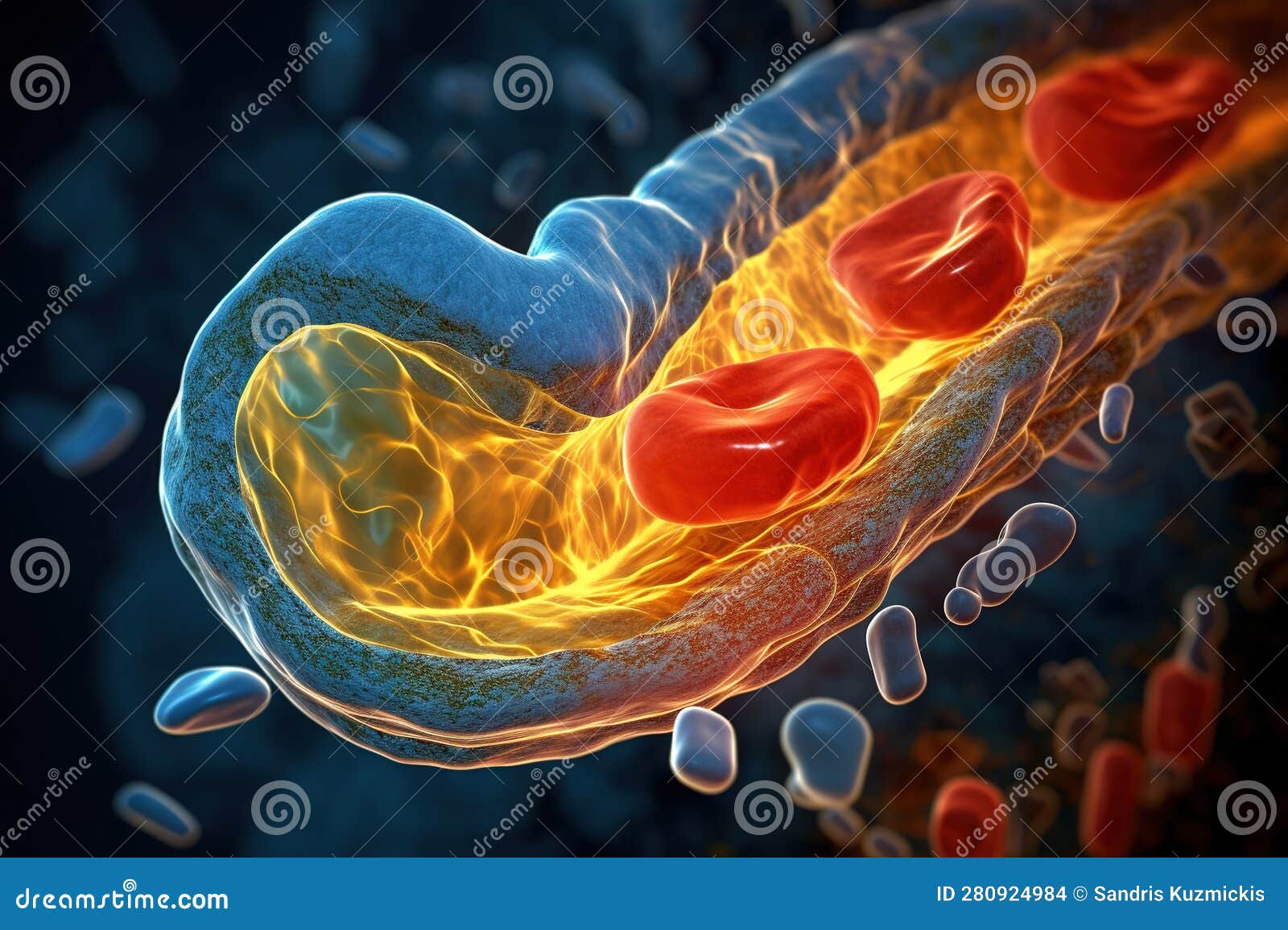 Mitochondria the Powerhouse of the Cell. Generative AI Stock ...