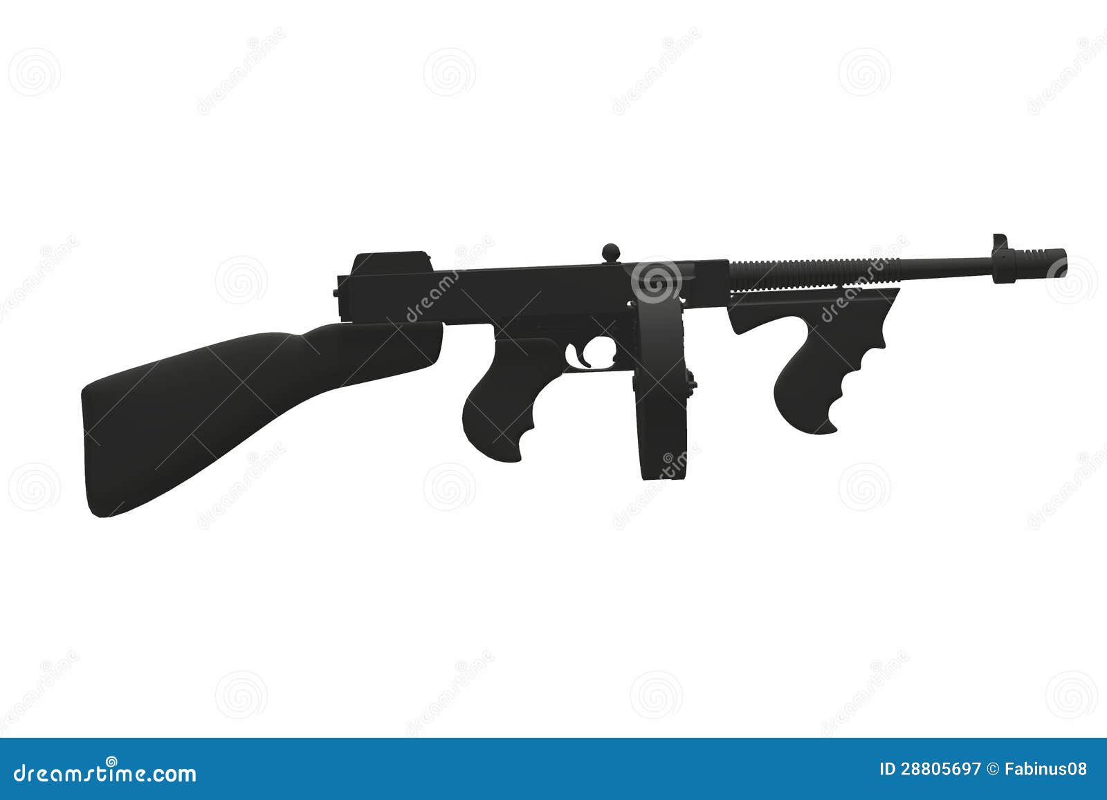Mitragliatrice automatica illustrazione di stock. Illustrazione di ...