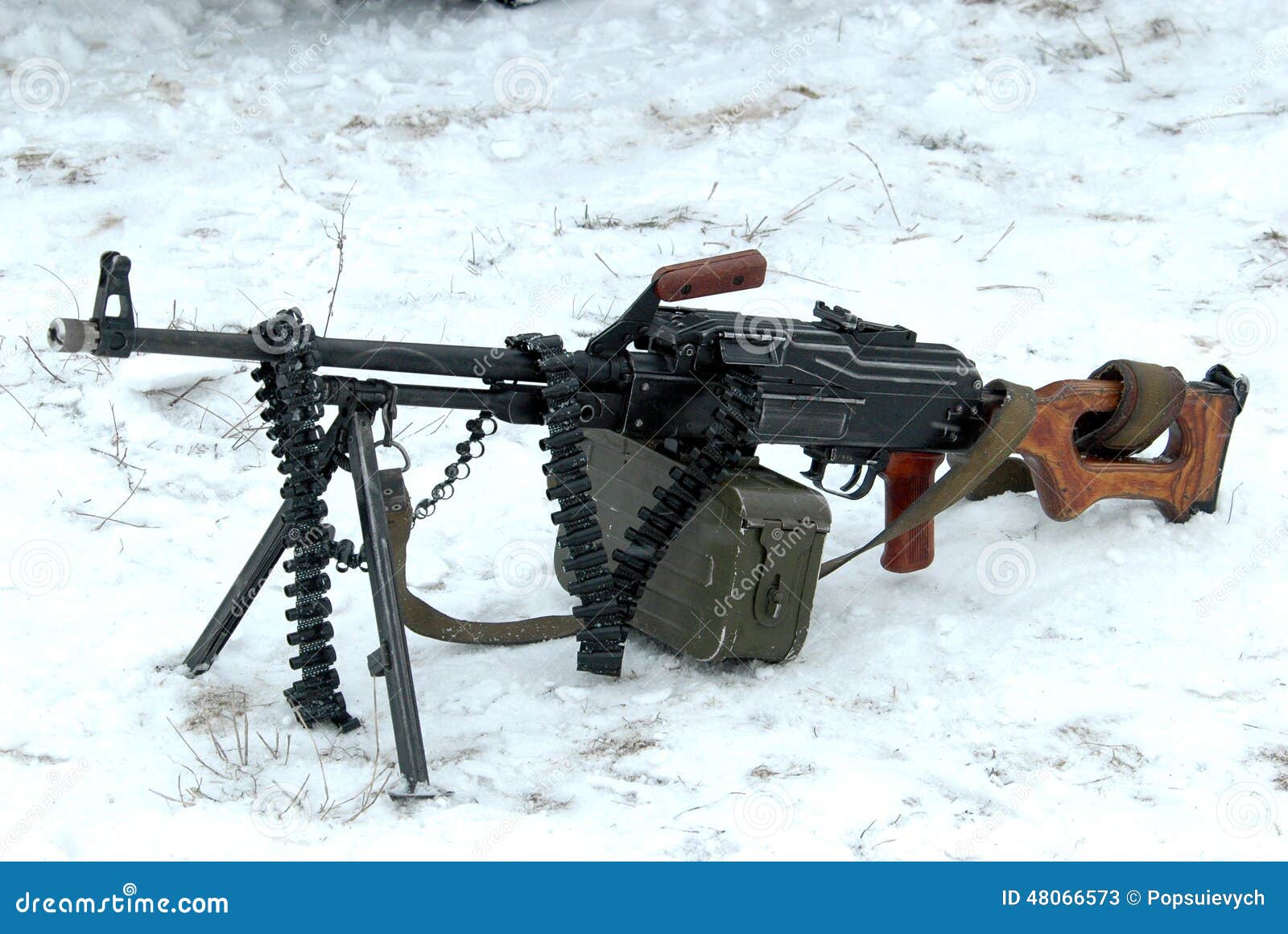 Mitragliatrice PKM immagine stock. Immagine di azzurro - 48066573