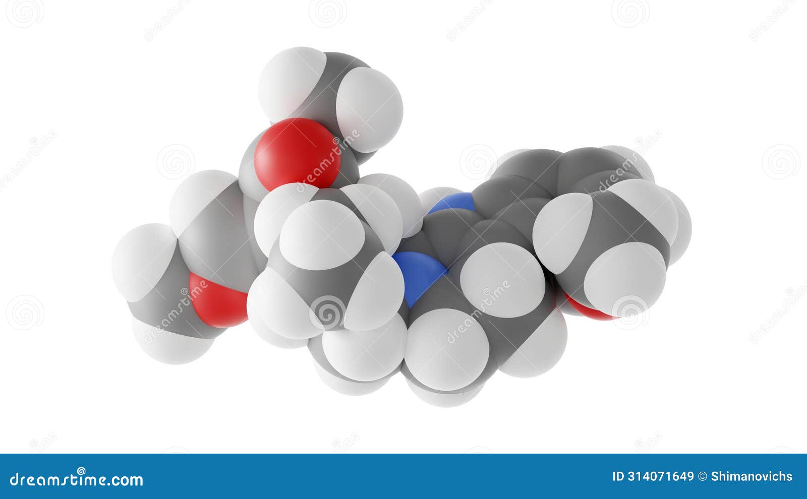 Mitragynine Molecule, Indole-based Alkaloid, Molecular Structure ... Mitragynine Molecule, Indole-based Alkaloid, Molecular Structure ...