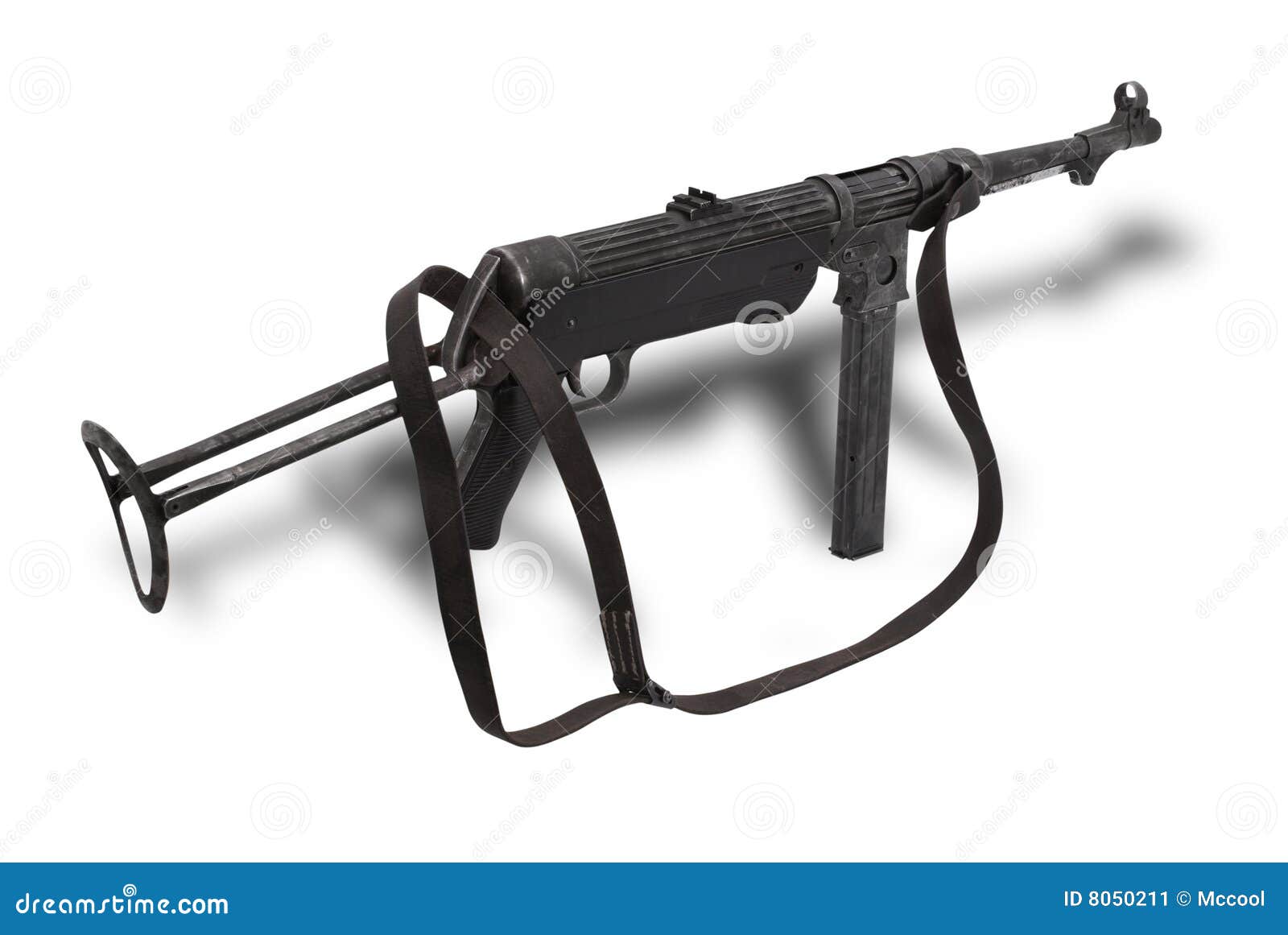 Mitraillette Allemande Du Canon Mp38 Image stock - Image du machine ...