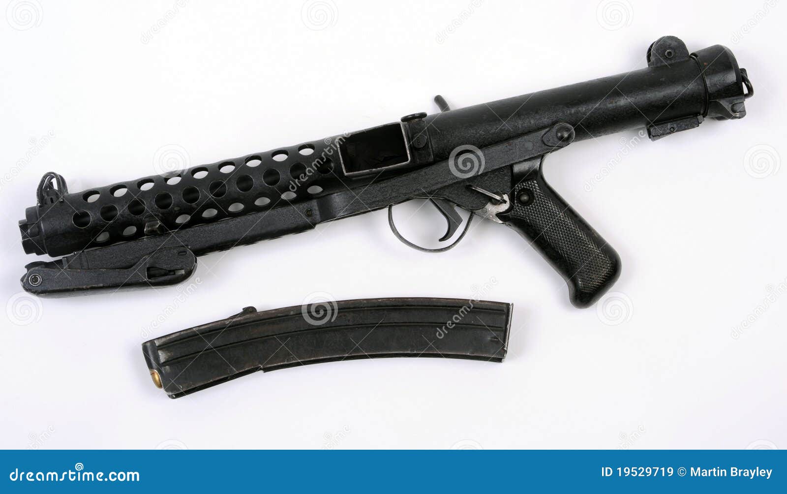 Mitraillette sterling image stock. Image du arme, carabine - 19529719