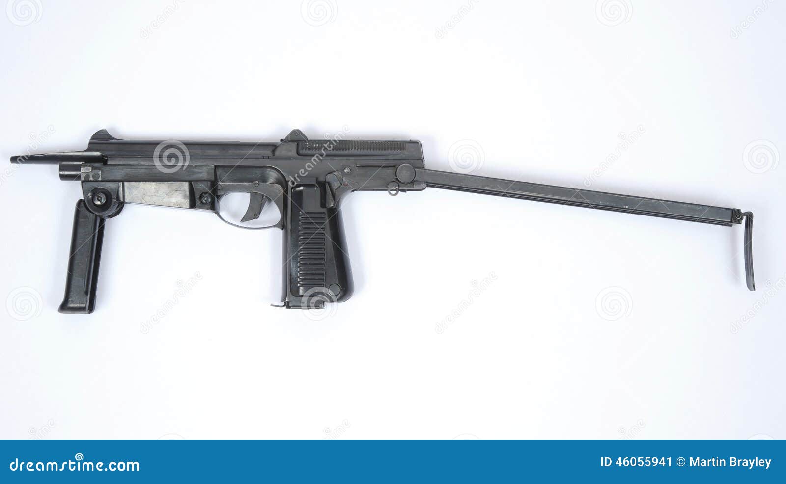 Mitrailleuse Polonaise De SMG PM63 Image stock - Image du machine ...