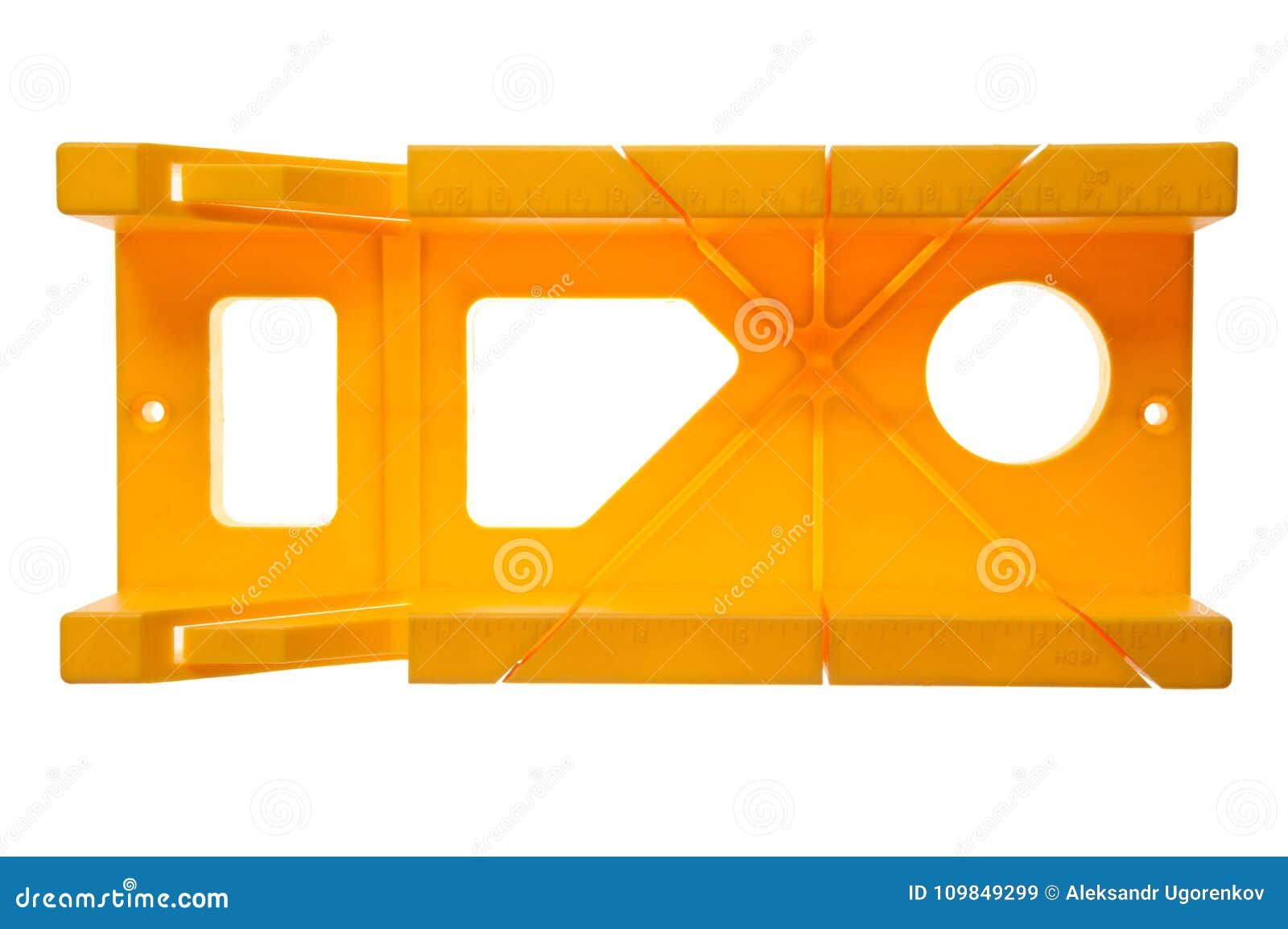 Mitre box isolated stock image. Image of plastic, closeup - 109849299