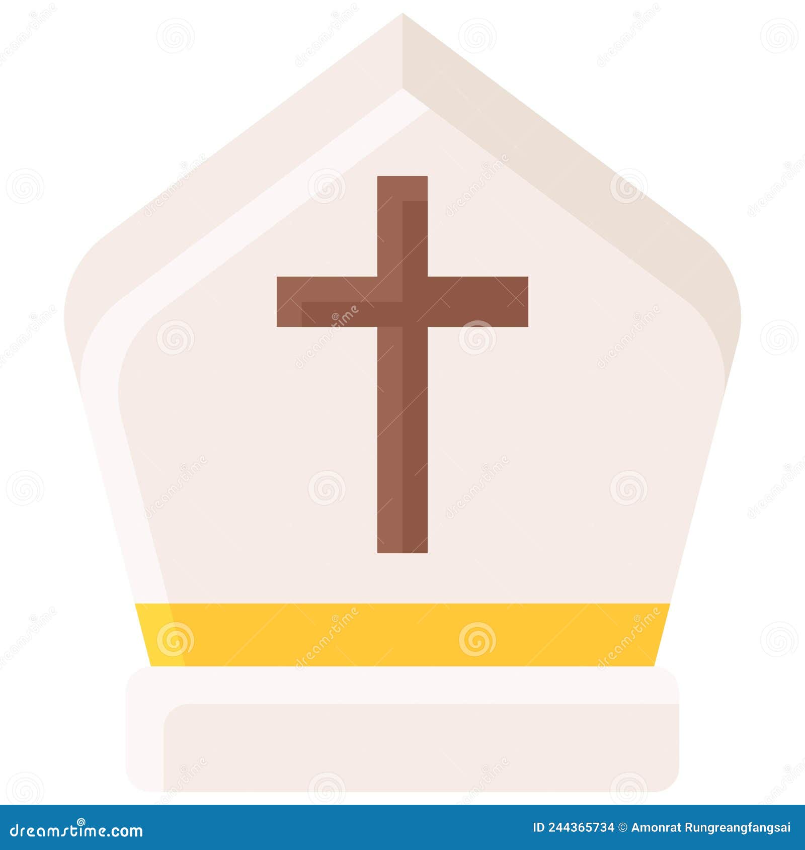 Mitre Icon, Holy Week Related Vector Illustration Stock Vector ...