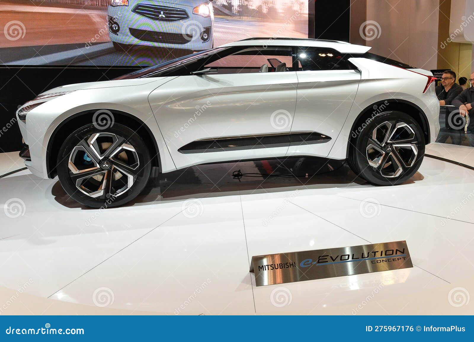 Mitsubishi E-evolution Concept Car Editorial Photo - Image of ...
