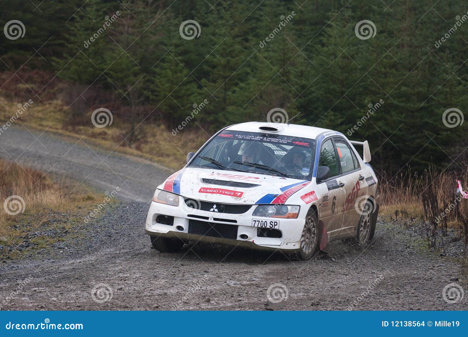Mitsubishi Evo 6 editorial stock image. Image of motorsport - 12138564