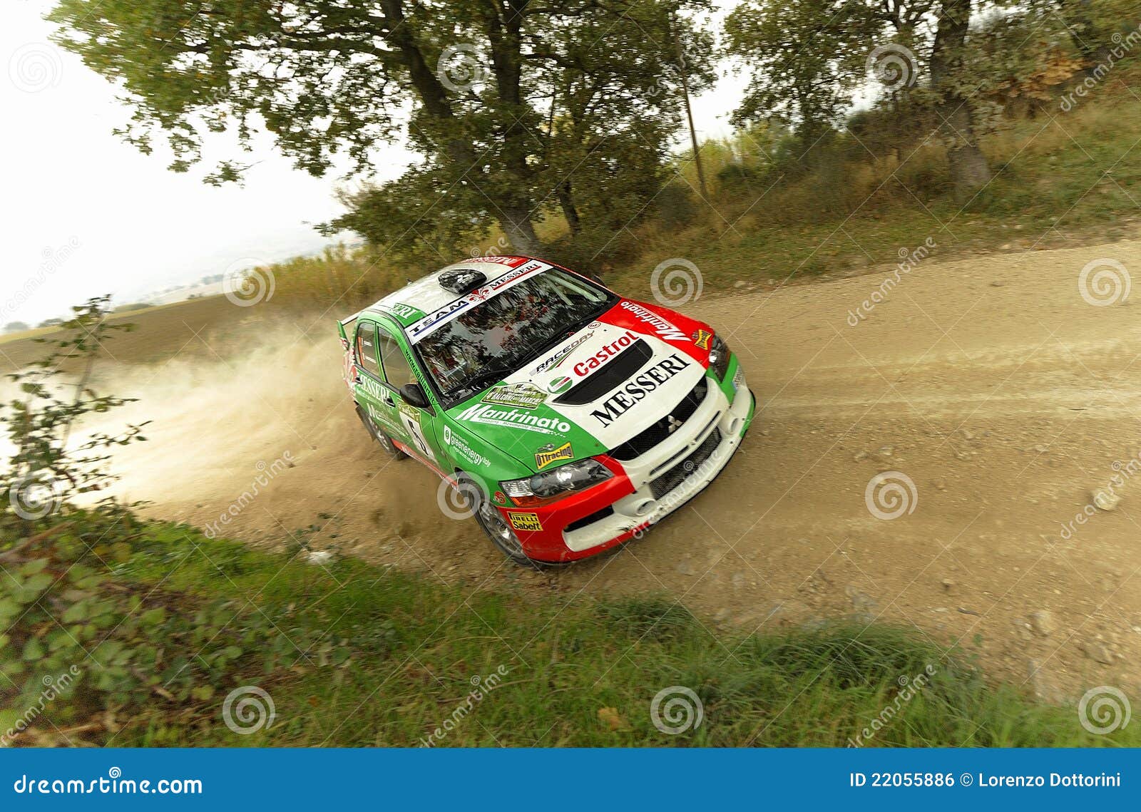 Mitsubishi Lancer Evo IX Rally Car Editorial Photo - Image of power ...