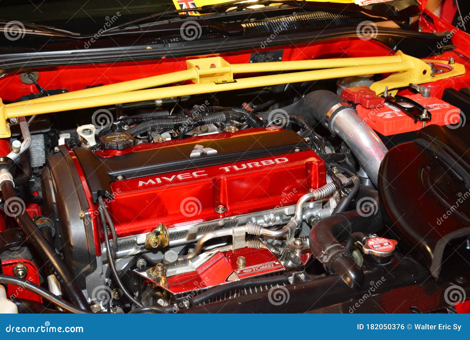 Mitsubishi Lancer Evolution 9 Motor Engine At 25th Trans Sport Show In ...