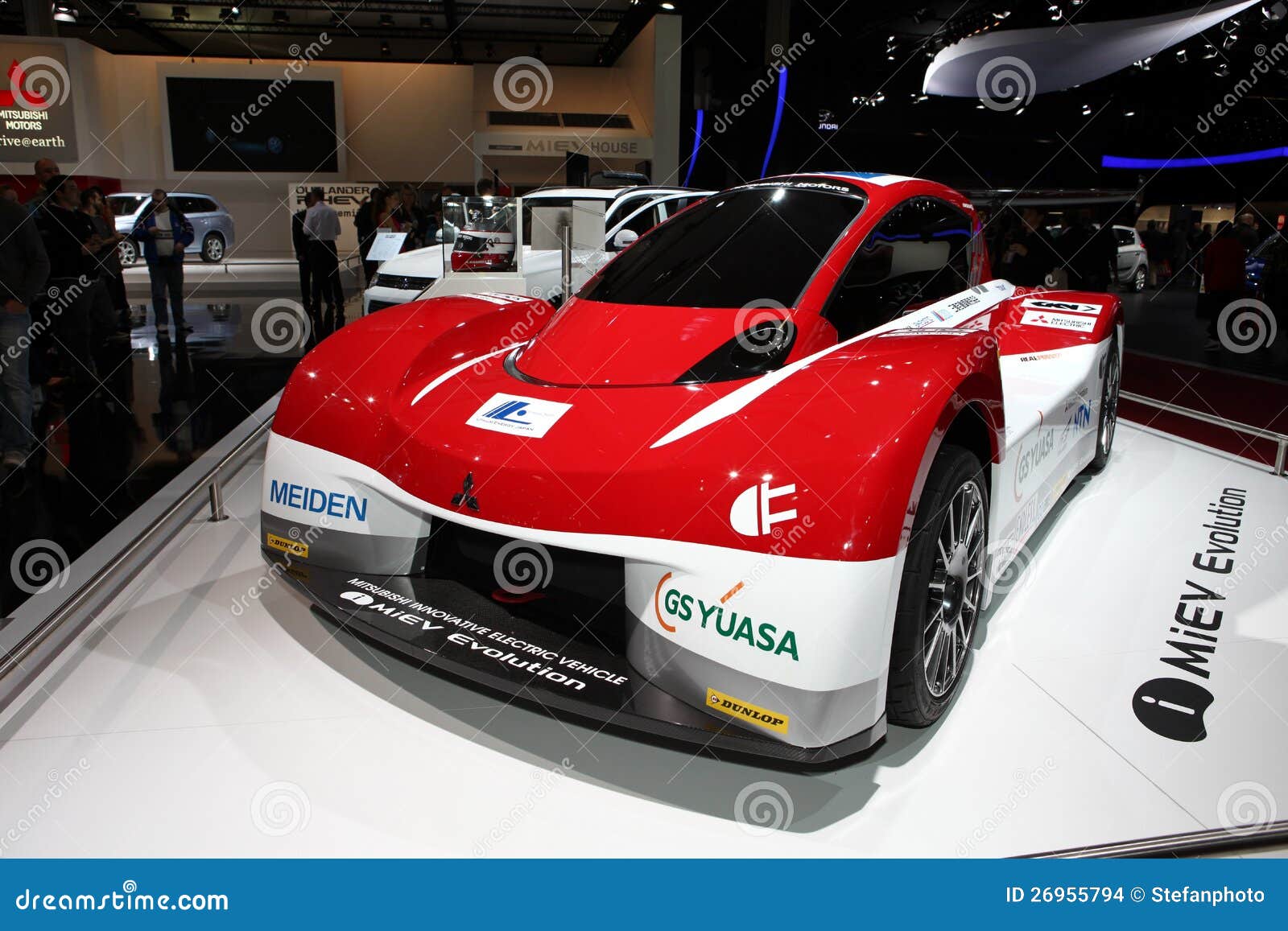 The Mitsubishi MiEV Evolution Concept Car Editorial Stock Image - Image ...