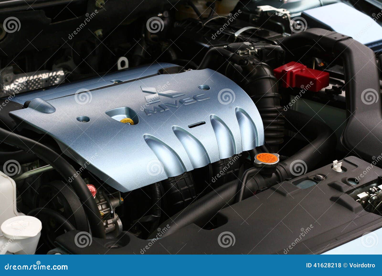 Mitsubishi Mivec Lancer Engine Top Editorial Stock Photo - Image of ...