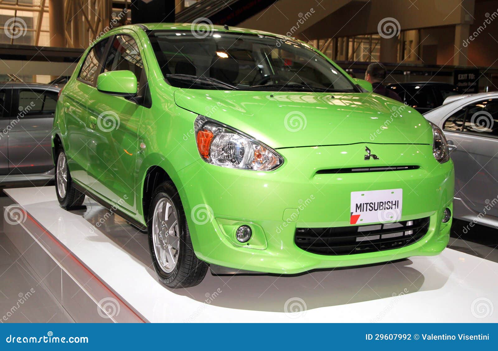 Mitsubishi New Model editorial photography. Image of display - 29607992