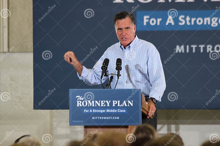 Mitt Romney editorial stock photo. Image of candidate - 25995503