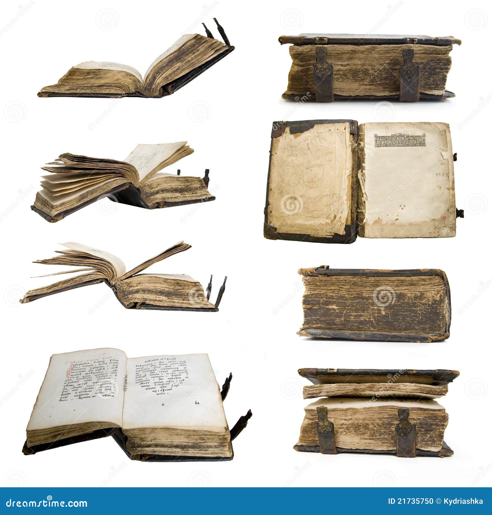 Mittelalterliches Altes Buch, Psalter Stockfoto - Bild von leder ...