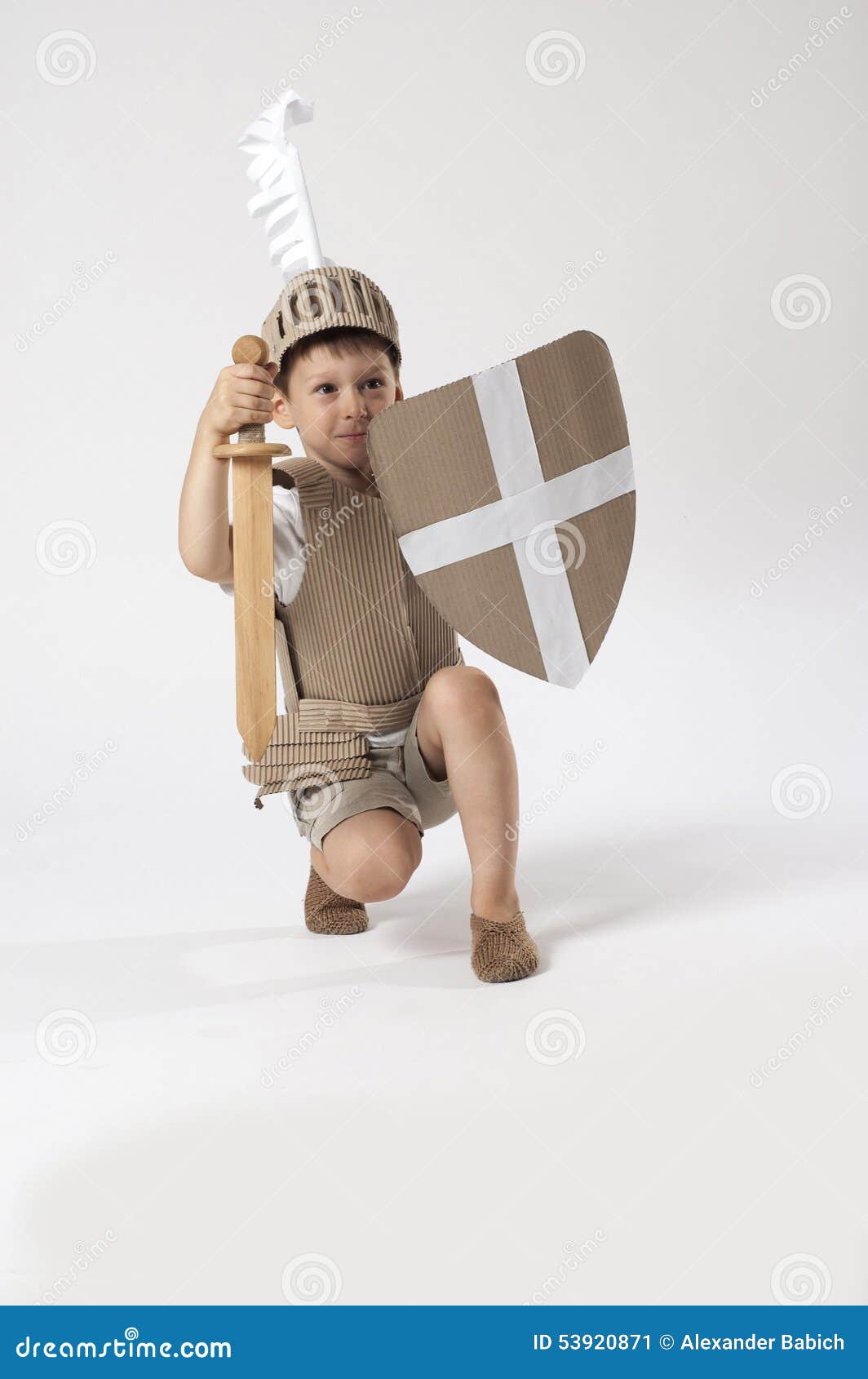 Mittelalterliches Ritterkind Stockbild - Bild von prinz, ritter: 53920871