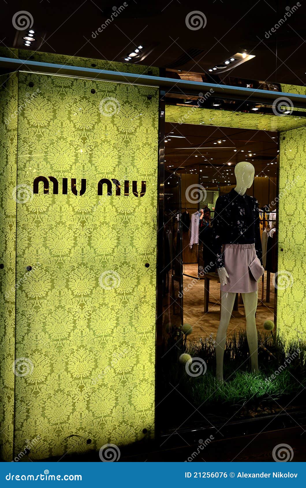 Miu Miu Store editorial photo. Image of label, rich, black - 21256076