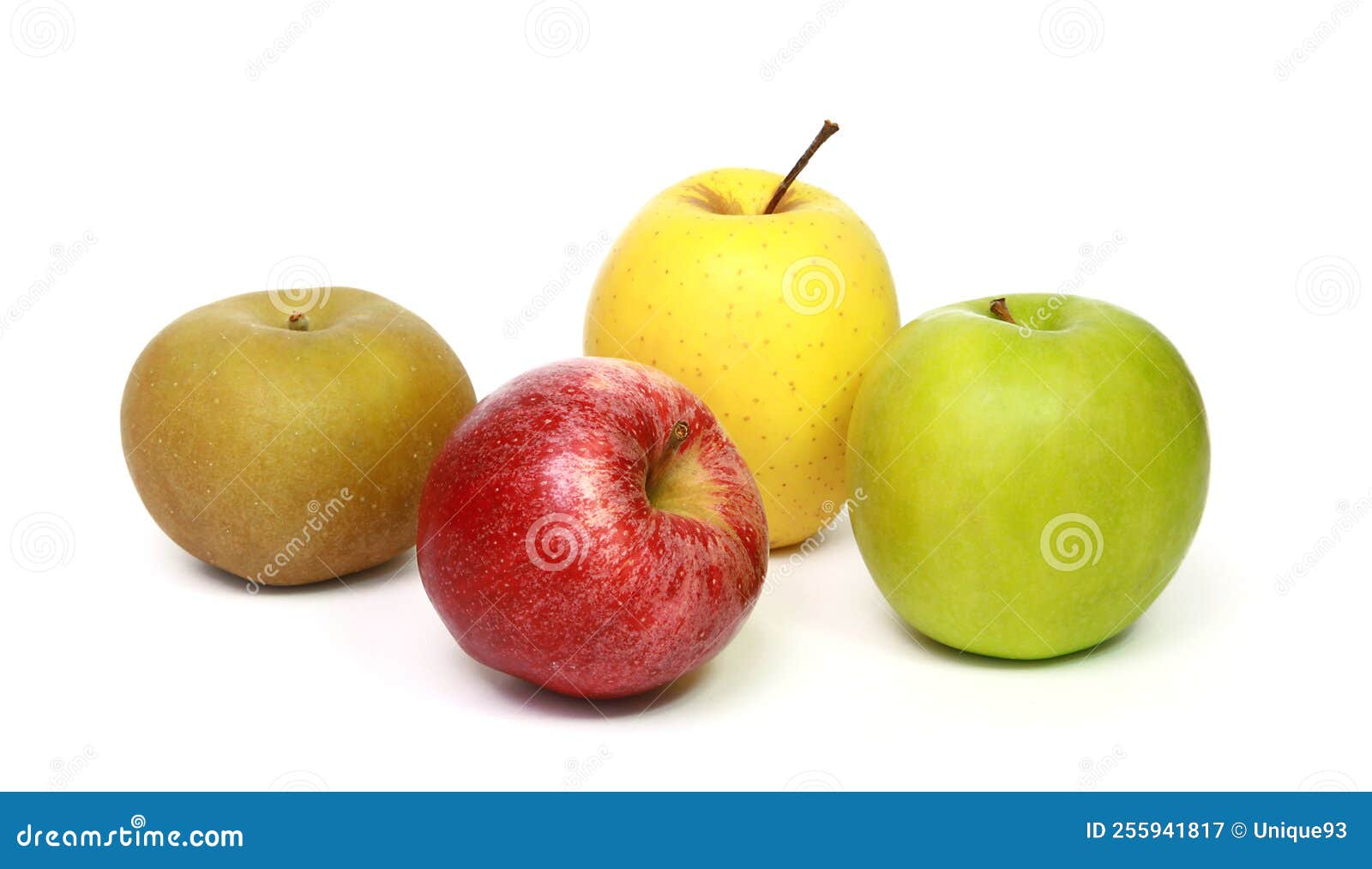 Mix of Apples of Different Varieties Stock Image - Image of granny ...