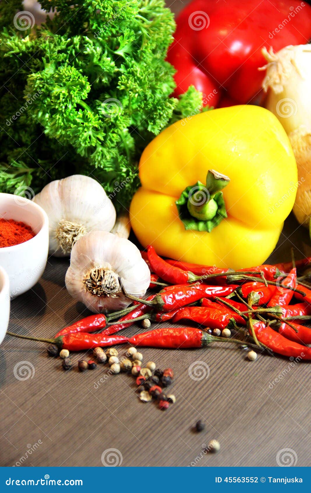 Mix of Beautiful, Fresh, Vivid Vegetables Stock Photo - Image of onion ...