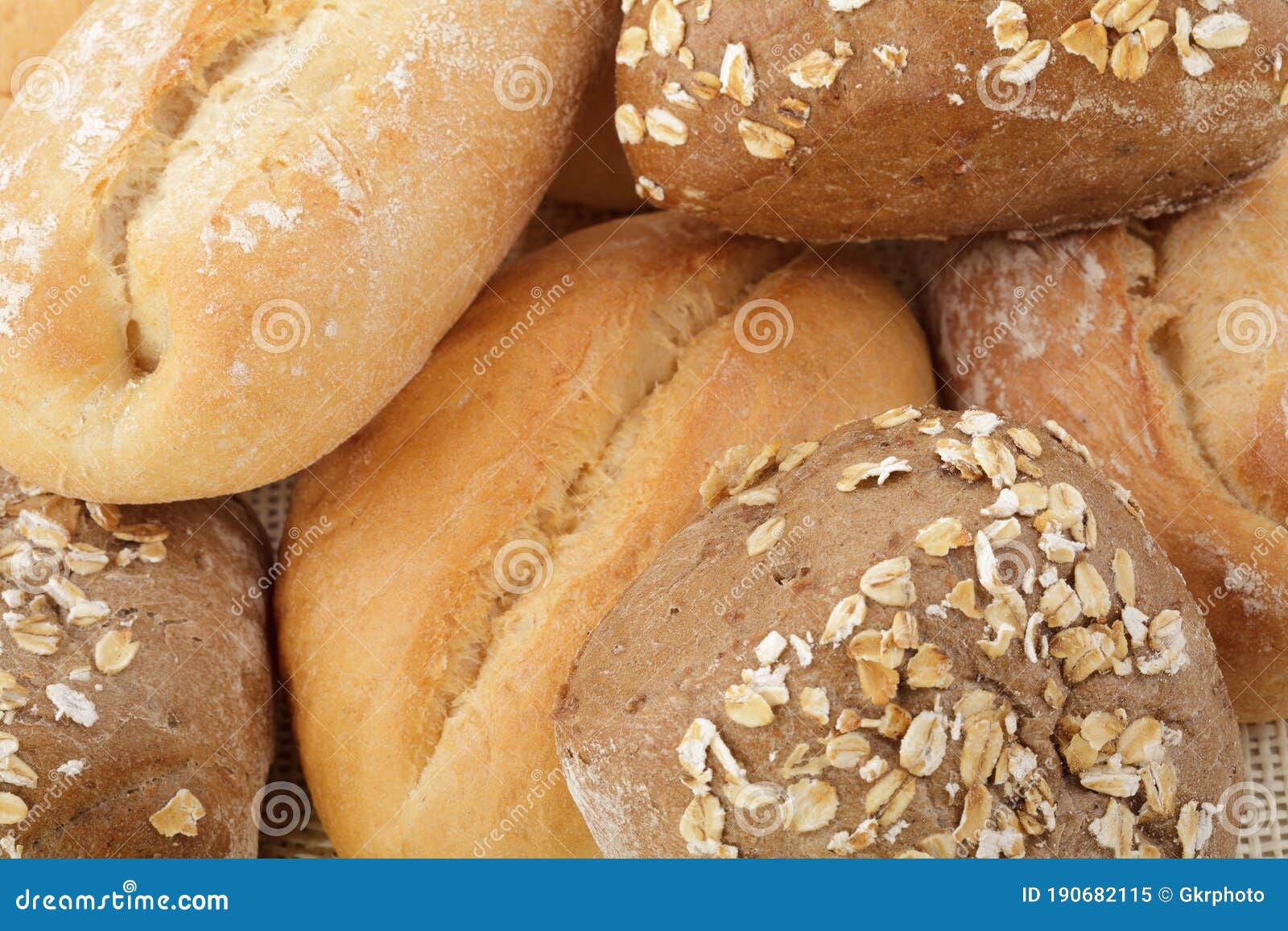 Mix of bread stock image. Image of flour, gourmet, french - 190682115
