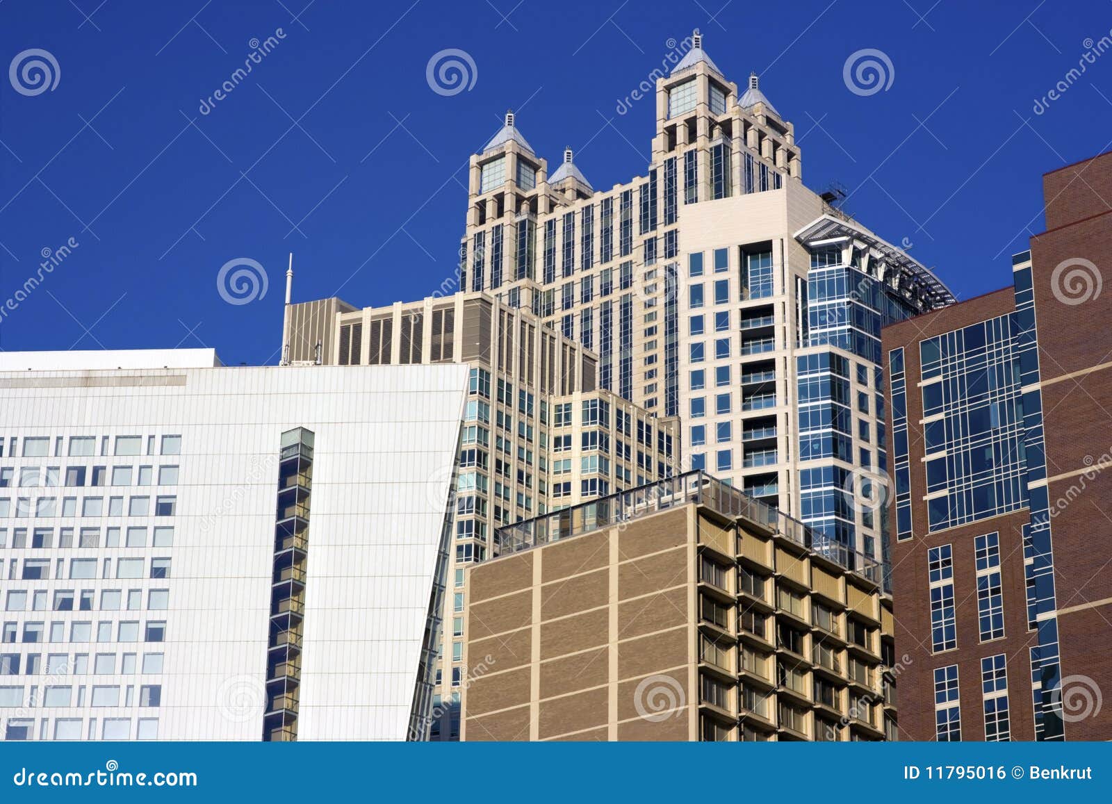 Mix of buildings stock photo. Image of scene, chicago - 11795016