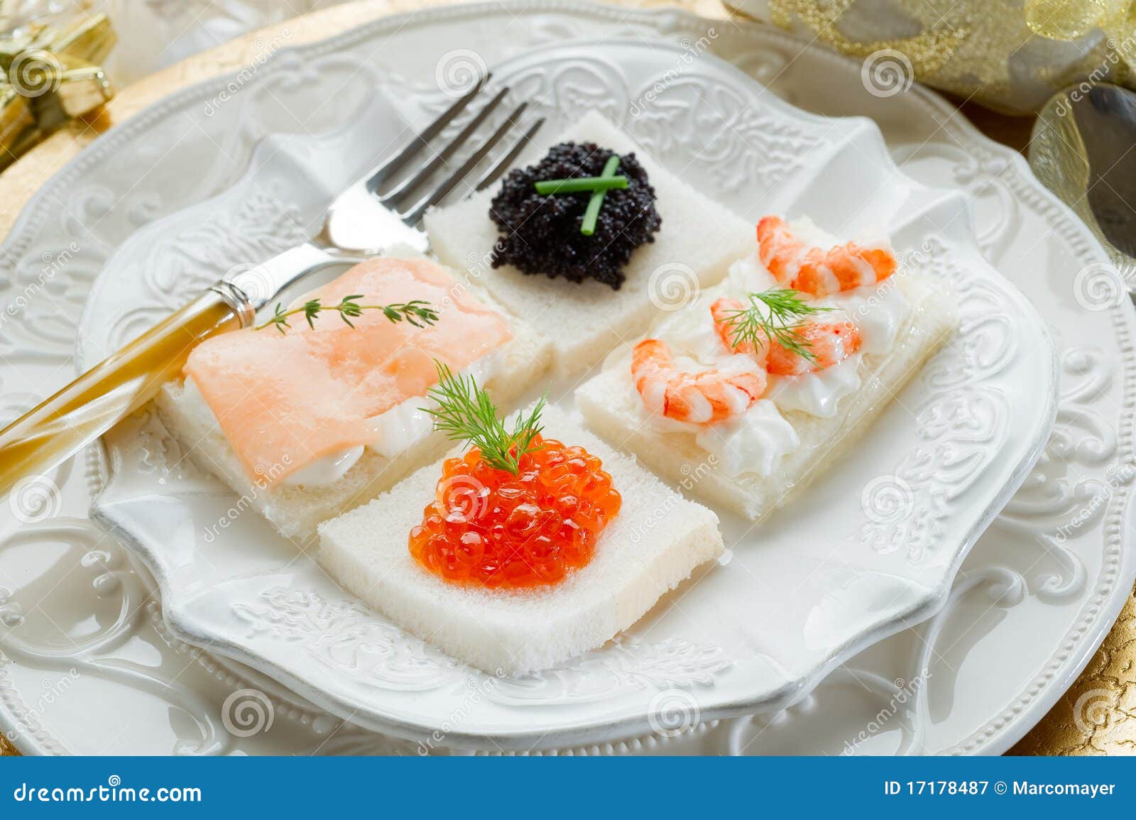 Mix canape stock image. Image of recipe, condiment, luxury - 17178487