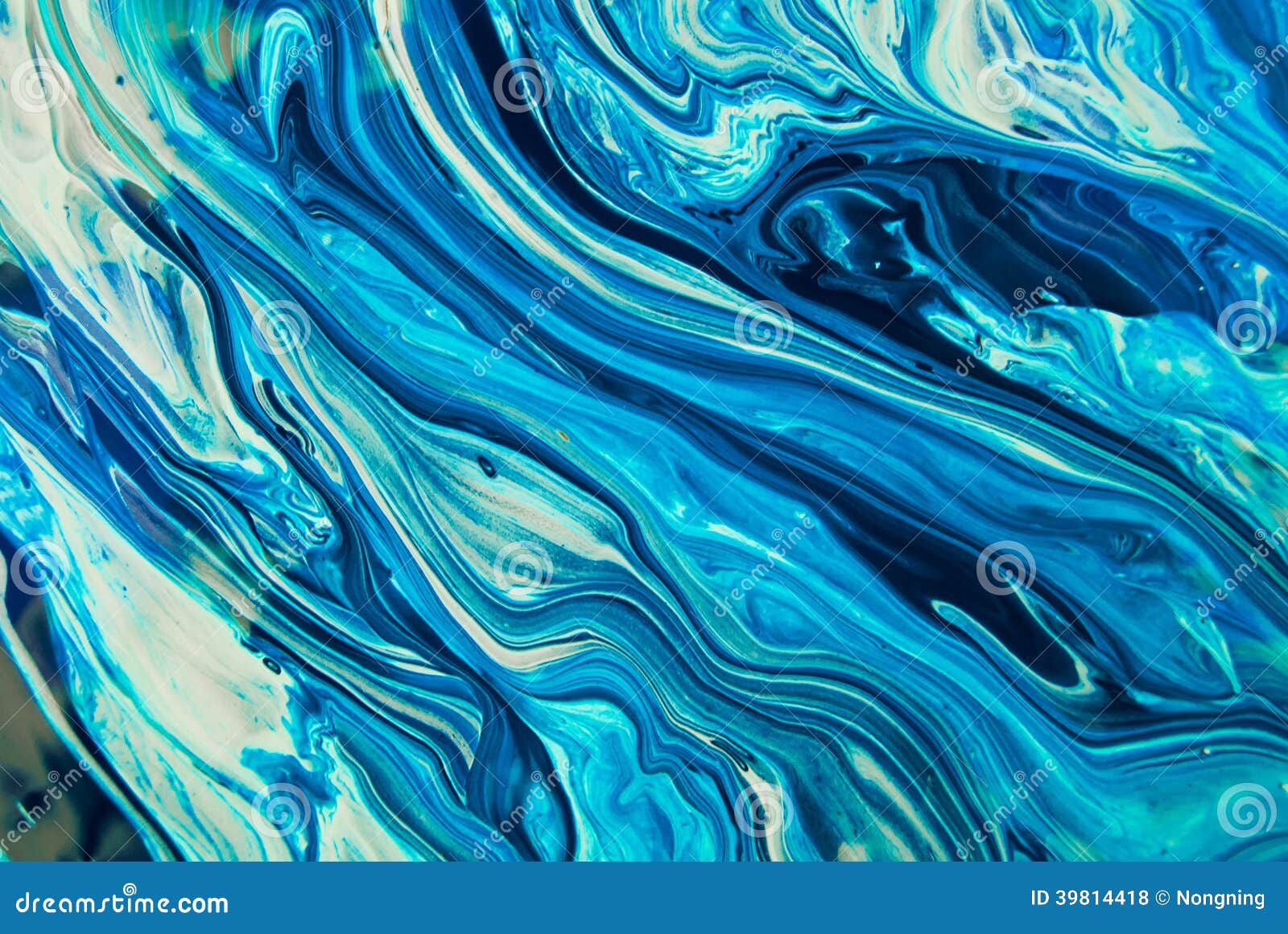 Blue Liquid Color Drop On Black Background Stock Photo | CartoonDealer ...