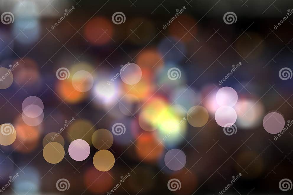 Mix Color Bokeh Light Background Stock Illustration - Illustration of ...