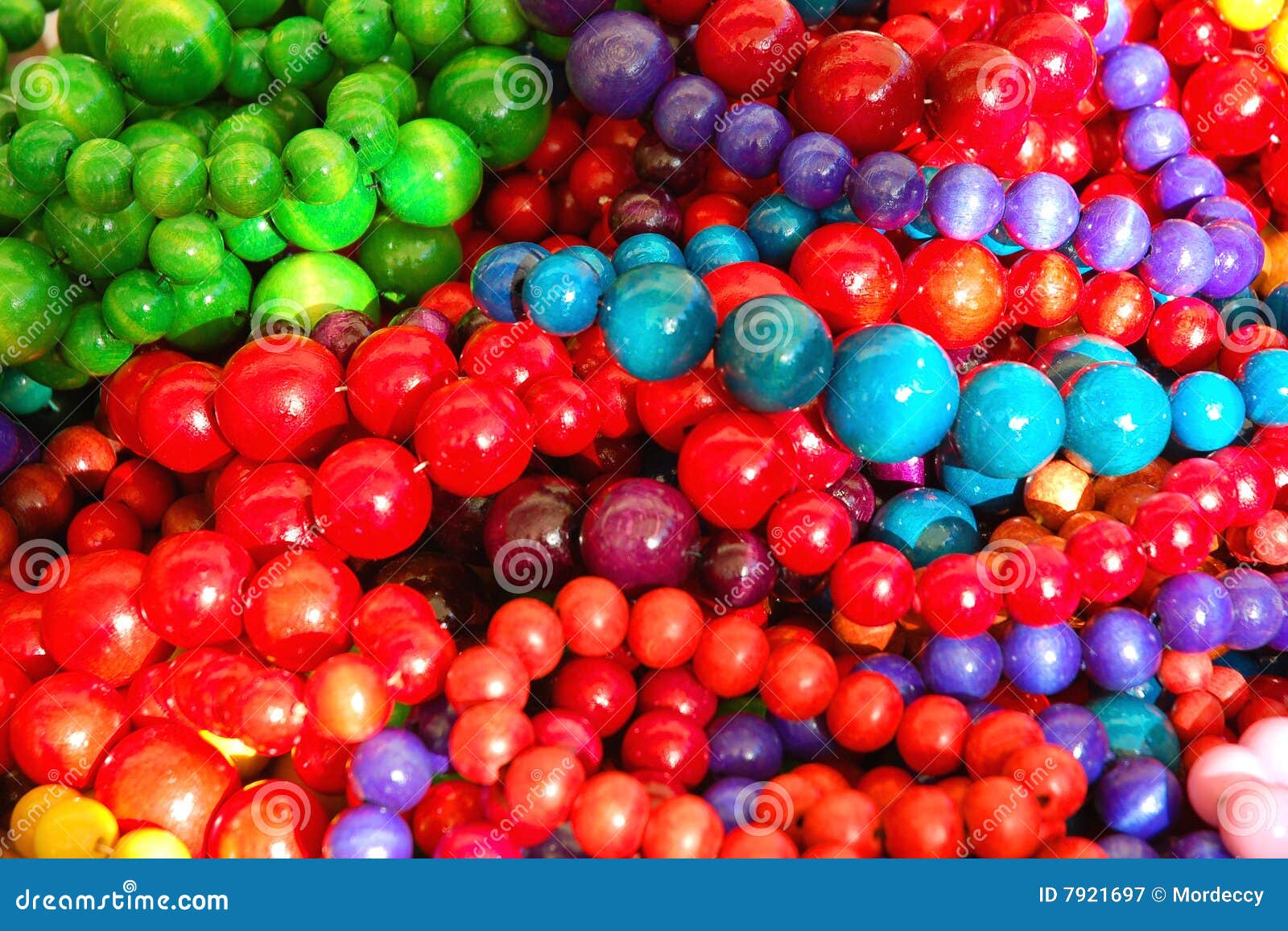 Mix of colorful beads stock image. Image of sell, stall - 7921697
