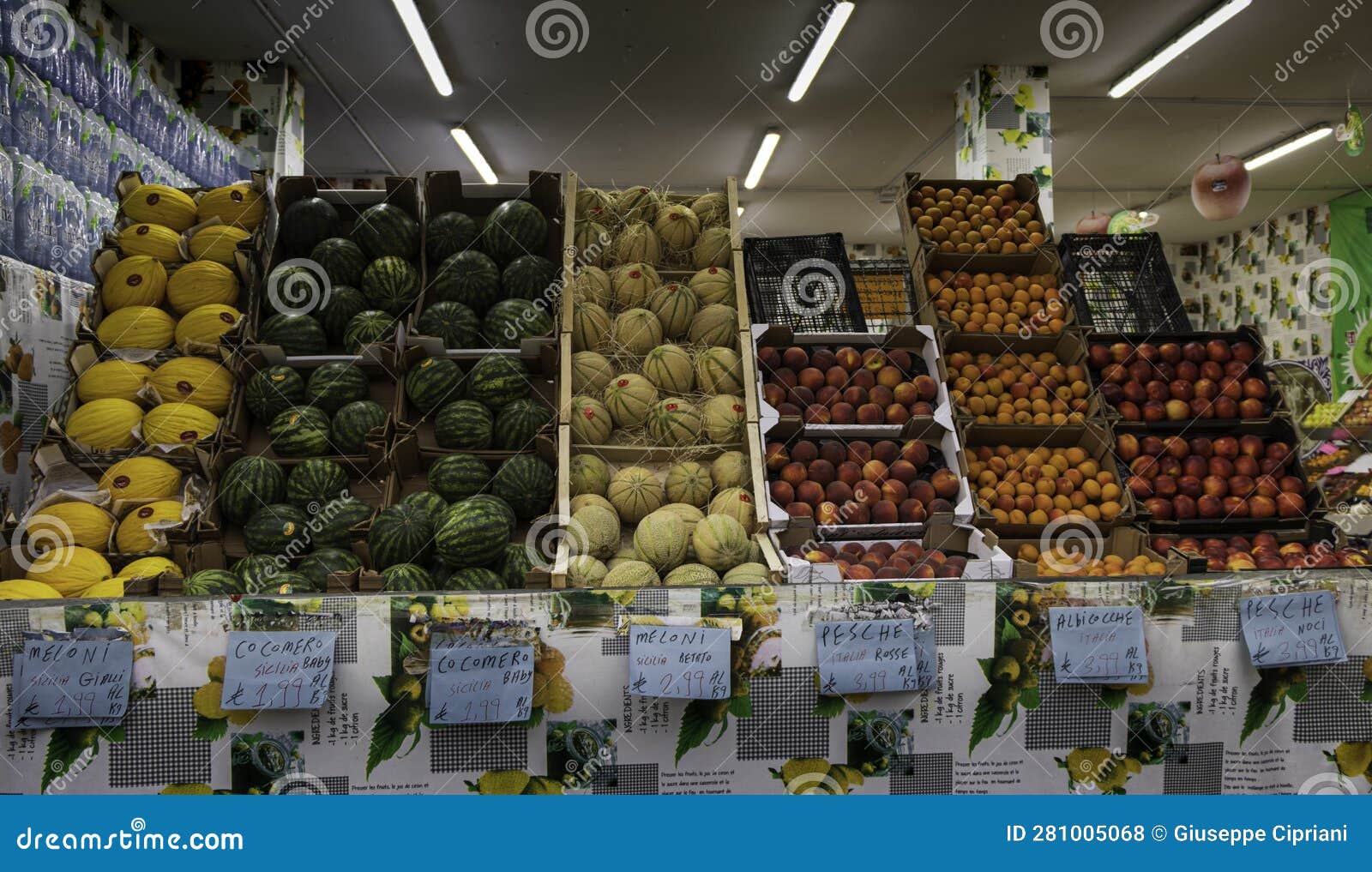 Colorful Fresh Fruits On The Local Market Mercado De Nuestra Senora De ...
