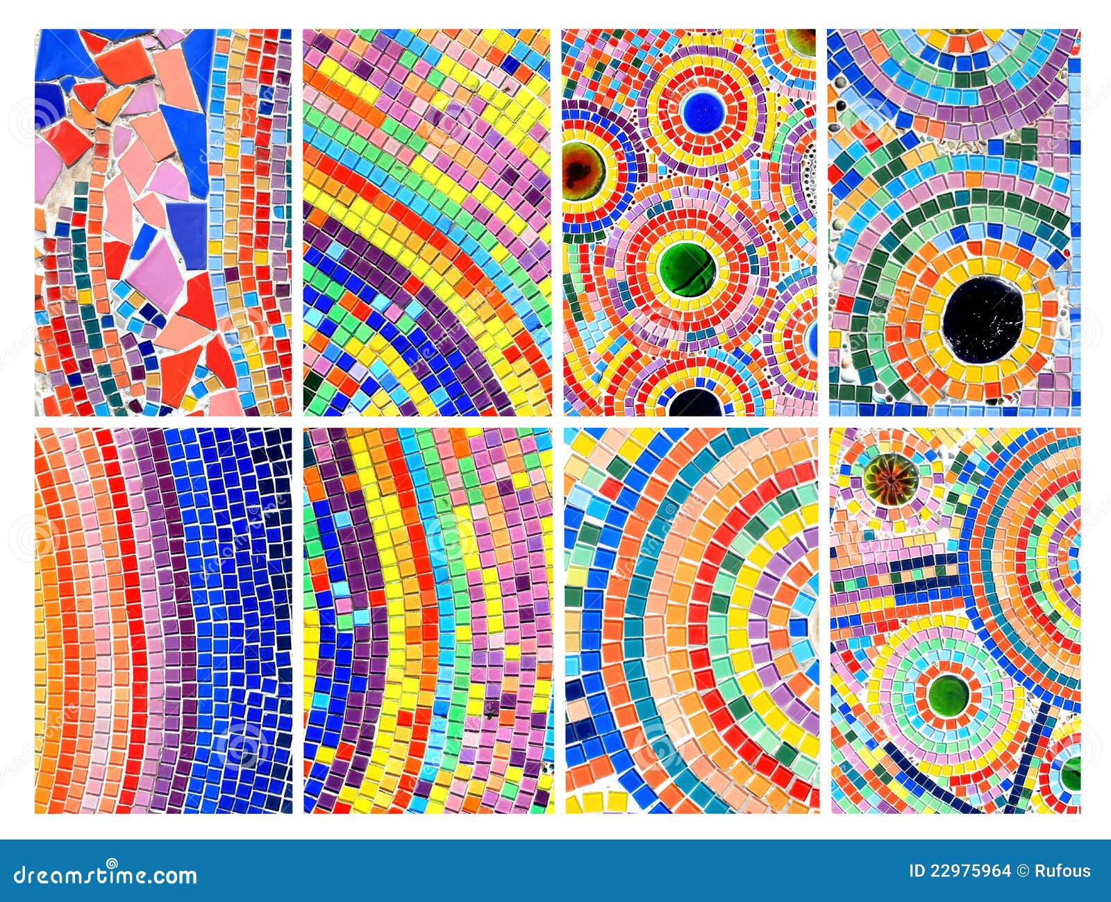 Mix Colorful Mosaic Background Stock Photo - Image of design, ancient ...