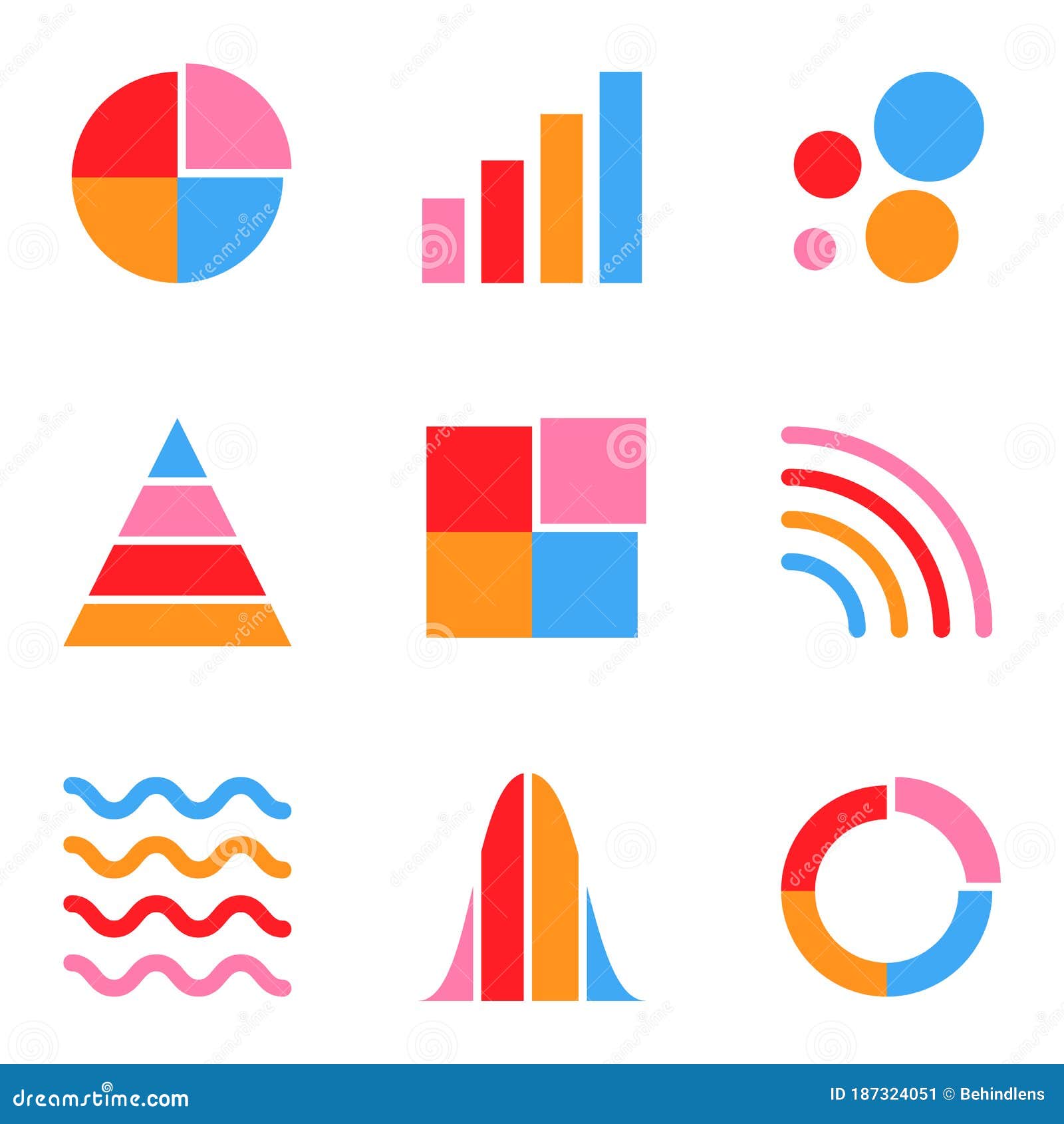Mix Concept Graph Chart and Data Analytics Icon for Infographic ...