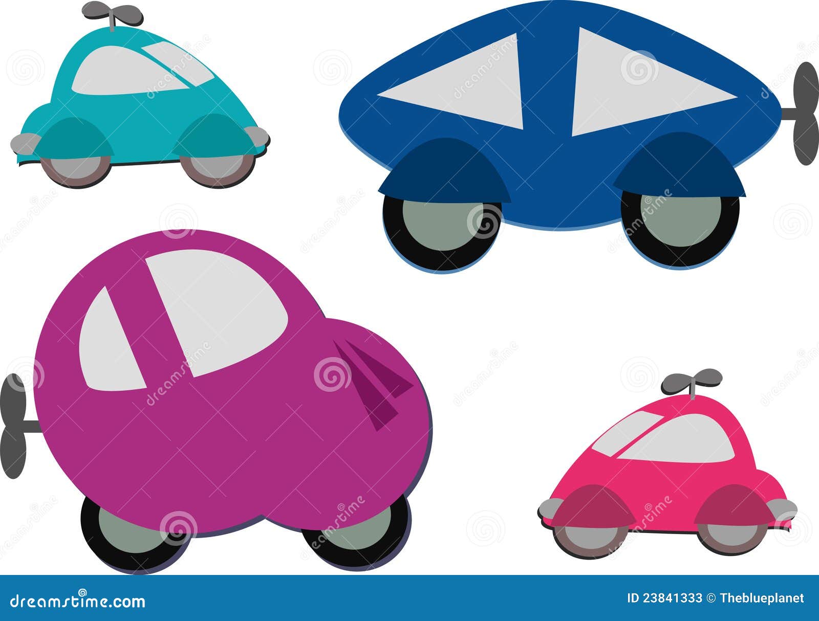 Mix of Cute Wind Up Cars stock vector. Illustration of assortment ...