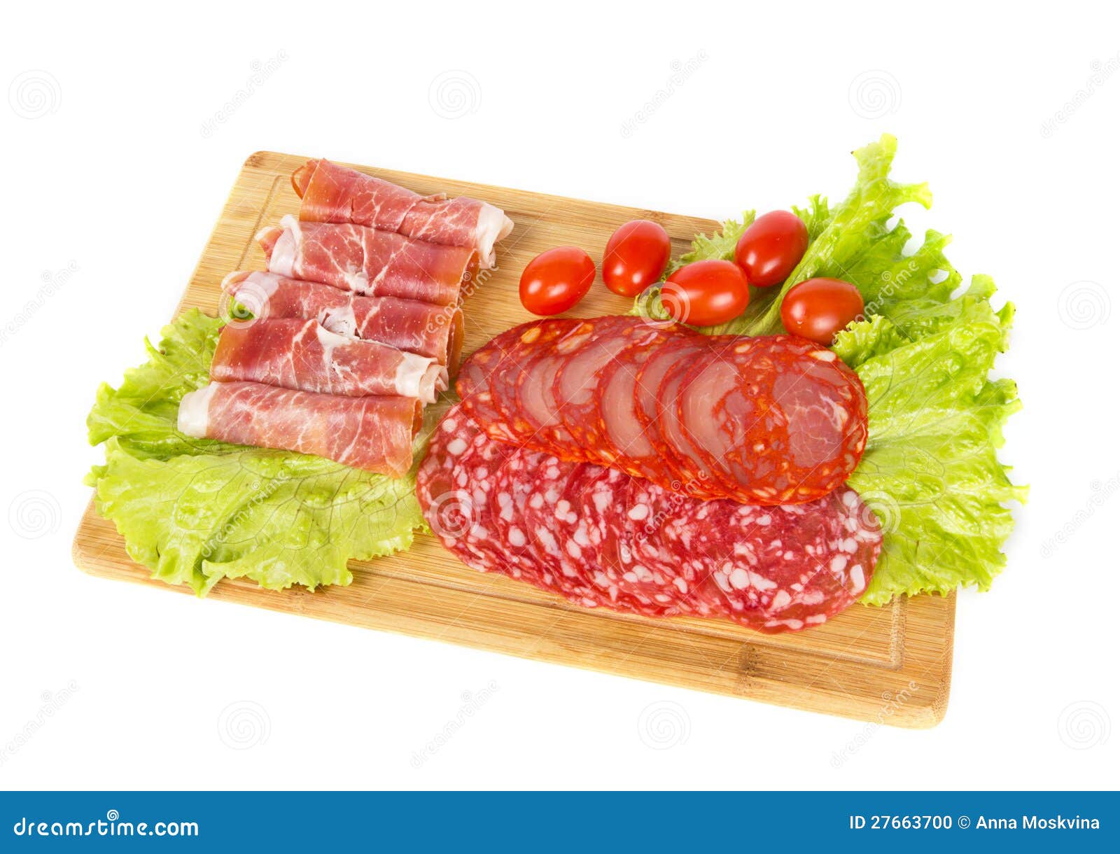 Mix of Different Meat Snackes Stock Photo - Image of olive, parsley ...