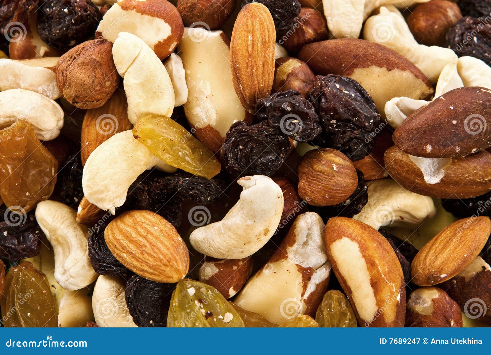 Mix of different nuts stock image. Image of vegetable - 7689247