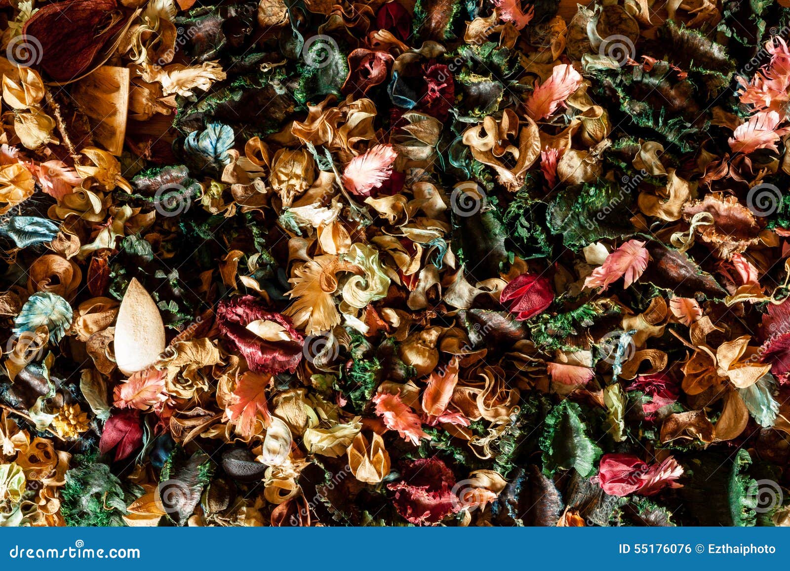 Mix of Dried Aromatic Flowers Stock Photo - Image of aromatic, hibiscus ...
