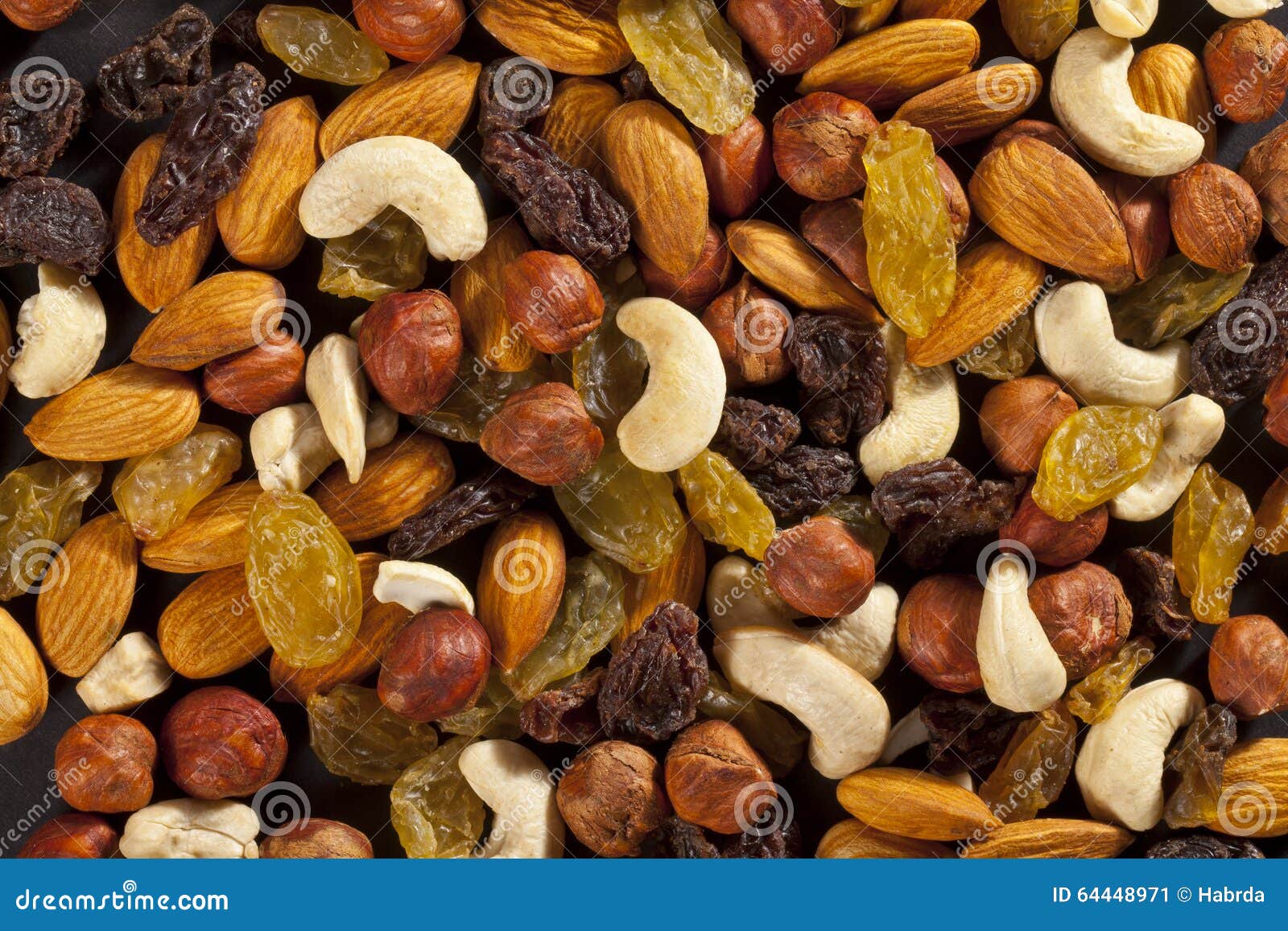 Mix of dry nuts stock image. Image of fruits, yellow - 64448971