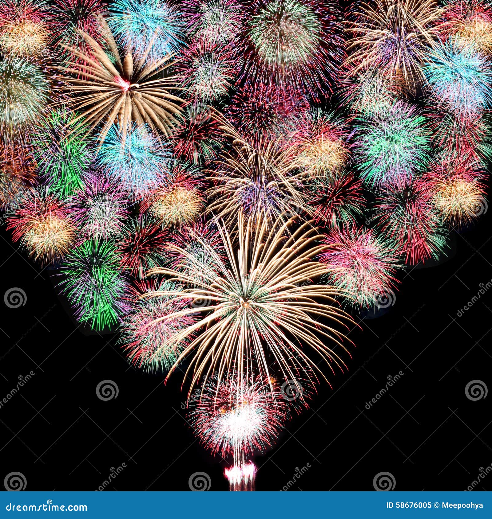 Mix Fireworks or Firecrackers. Stock Image - Image of design, fireworks ...