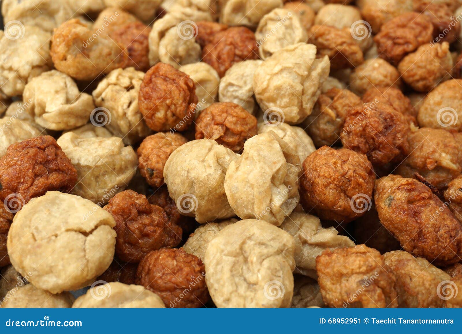 Mix of fish ball stock image. Image of seafood, fried - 68952951