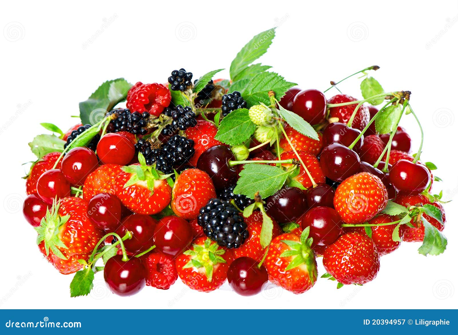 Mix of fresh berries stock image. Image of healthy, ripe - 20394957