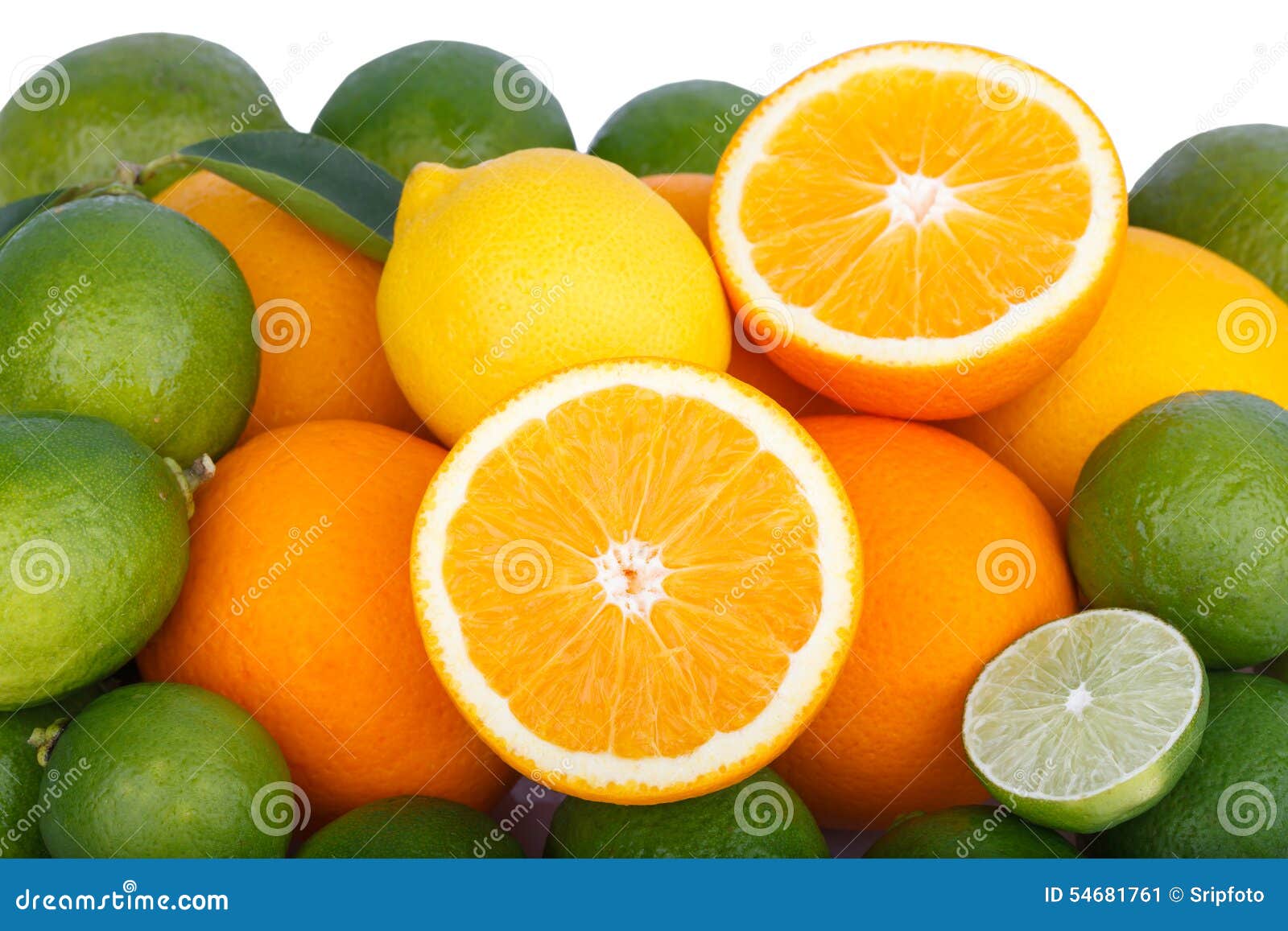 Mix of fresh citrus fruits stock image. Image of plenty - 54681761