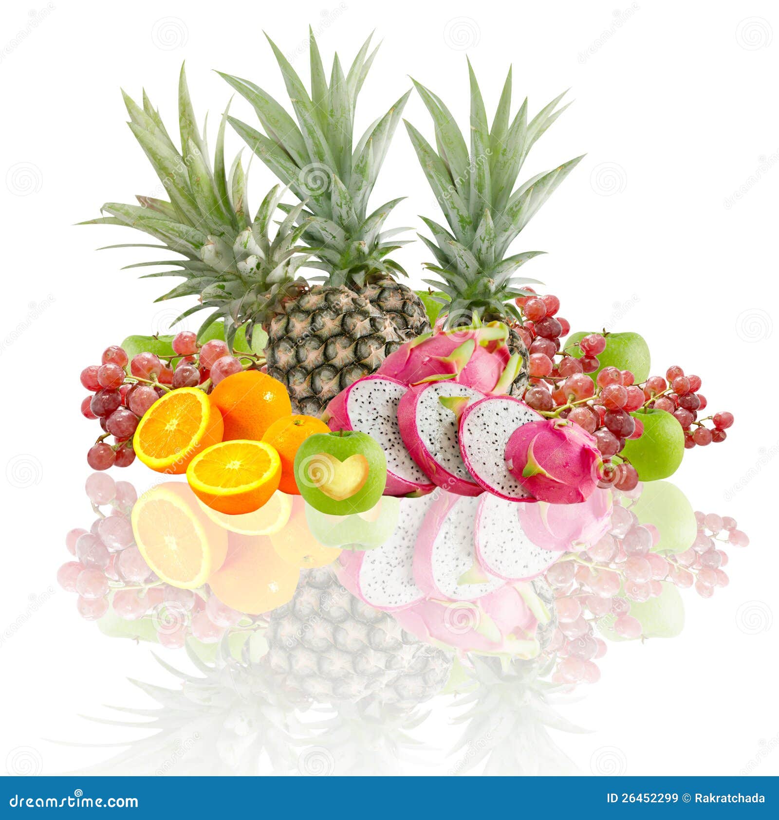 Mix fresh fruits stock image. Image of healthy, organic - 26452299