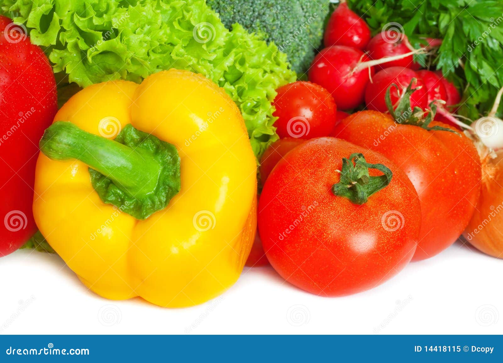 Mix of fresh vegetables stock image. Image of vegetables - 14418115