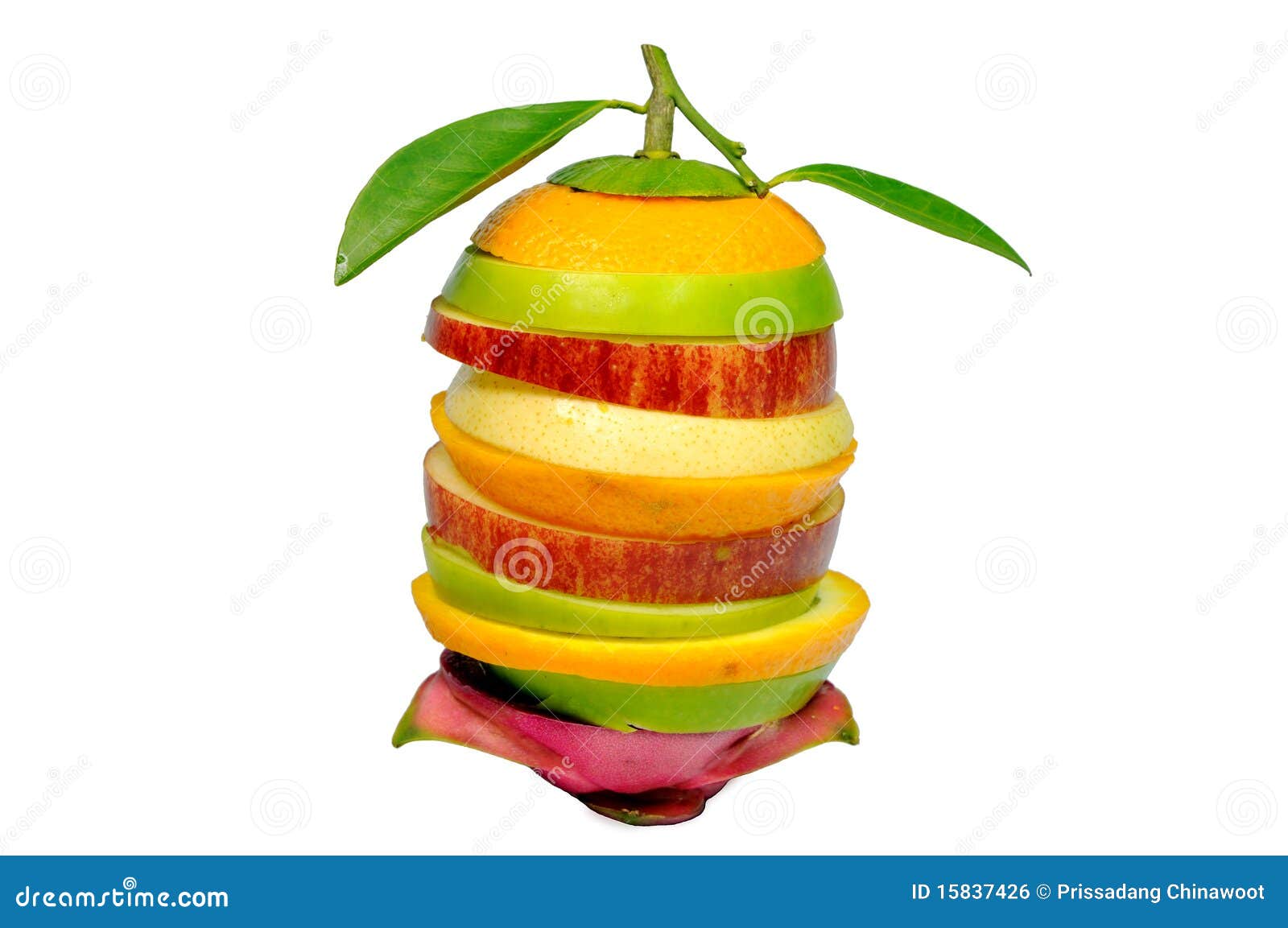 Mix fruit stock photo. Image of orange, tropical, fact - 15837426