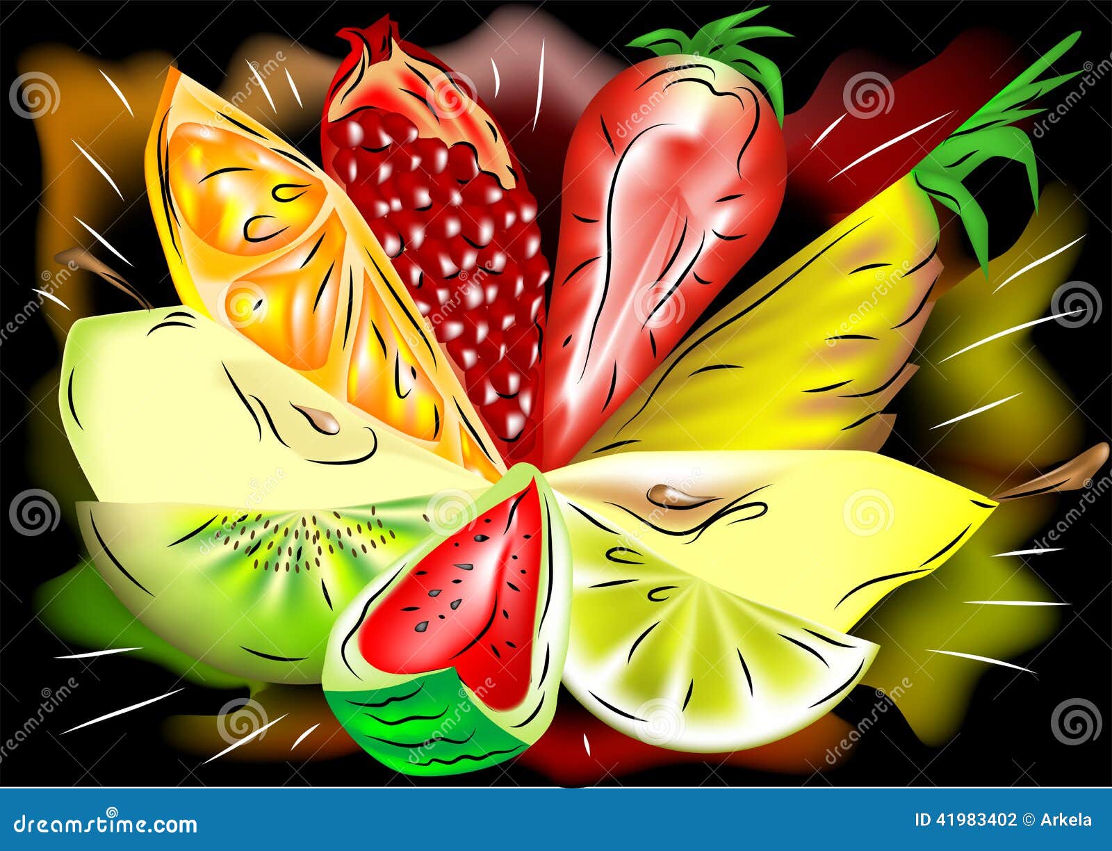 Mix Fruit Stock Illustrations – 17,211 Mix Fruit Stock Illustrations ...