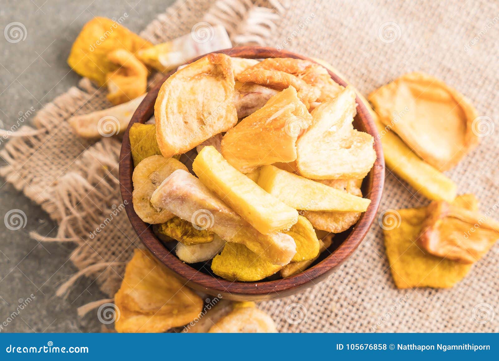 Mix fruit chips stock photo. Image of brown, natural - 105676858