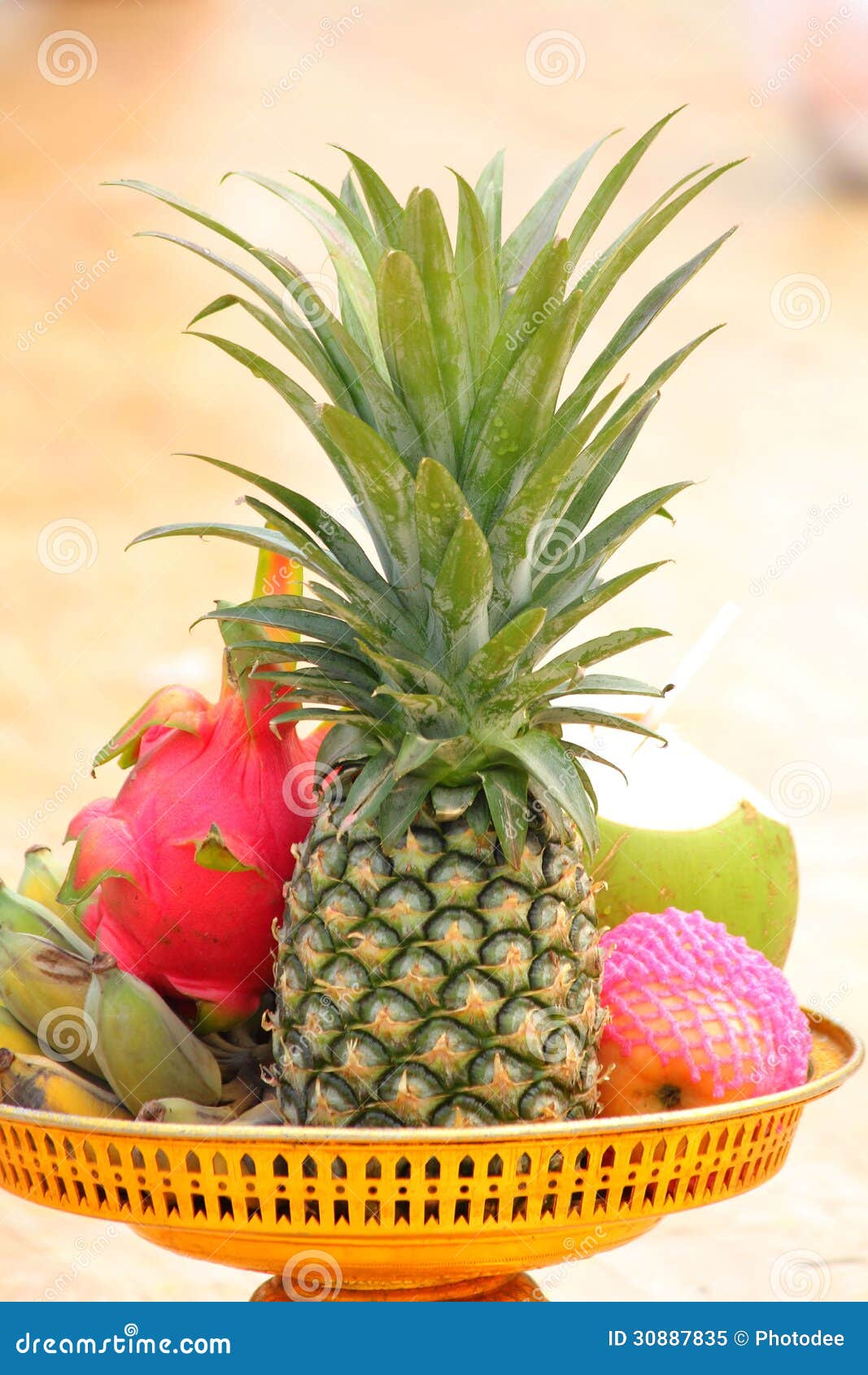 Mix fruit stock image. Image of flavour, tropical, pineapple - 30887835