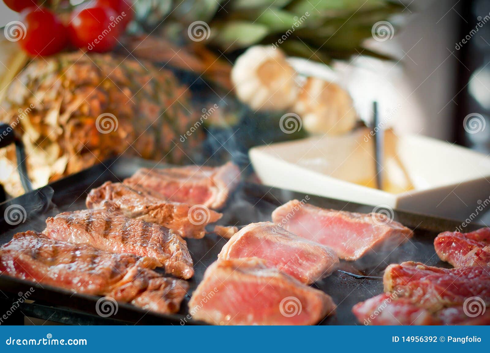 Mix grill stock photo. Image of outdoor, flame, meat - 14956392