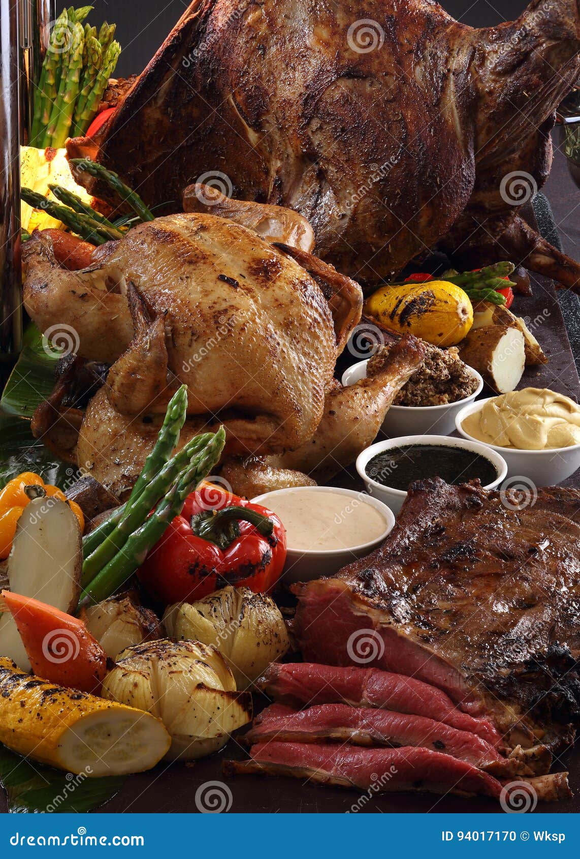 Mix grill stock photo. Image of grill, chicken, sauce - 94017170