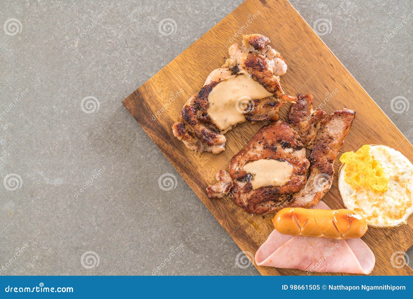 Mix grilled steak stock image. Image of food, beef, restaurant - 98661505